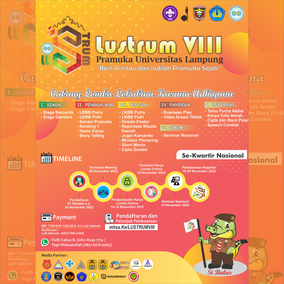 LUSTRUM KE-VIII TINGKAT NASIONAL TAHUN 2022