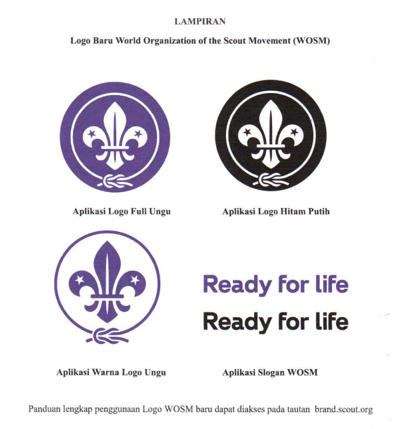 Kwarnas Gerakan Pramuka Resmi Edarkan Panduan Pergantian Logo WOSM